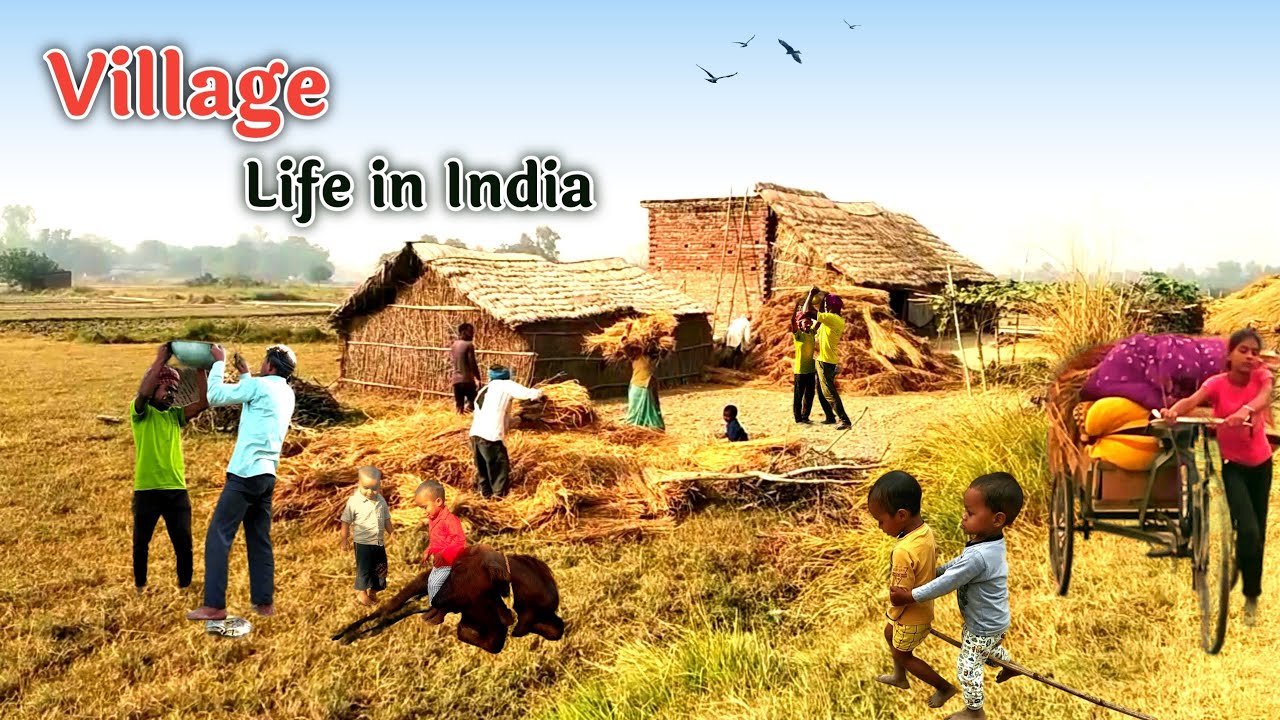 village life in india || up village life || indian village life ...