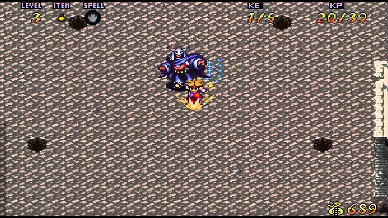 Terranigma 2 – The Continuance boss kampf auf lv 3 - YouTube