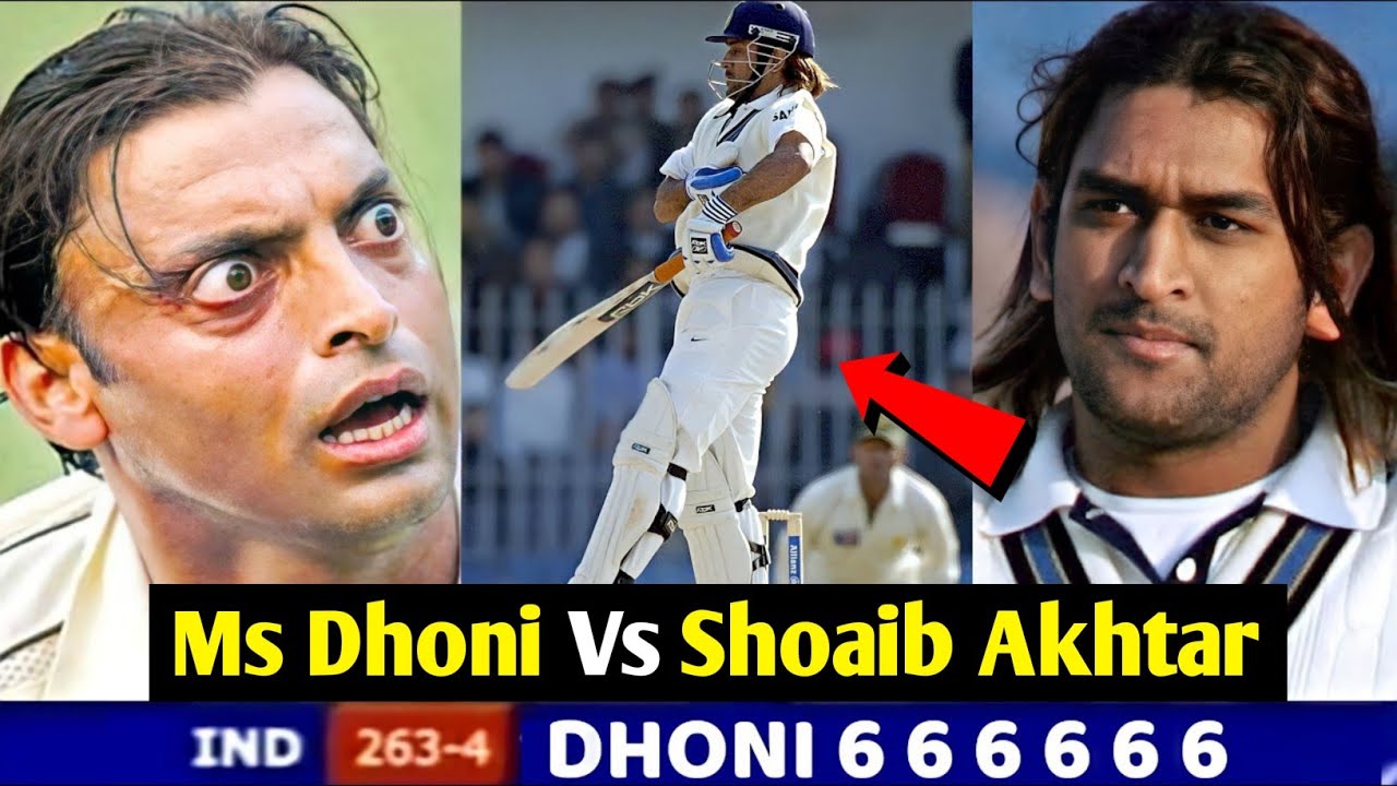 India Vs Pakistan 2006 | Ms Dhoni Vs Shoaib Akhtar | Ms Dhoni Epic ...