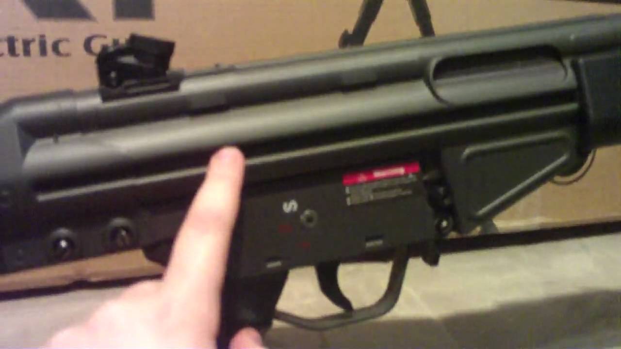 JG G3 SG1 airsoft review - YouTube