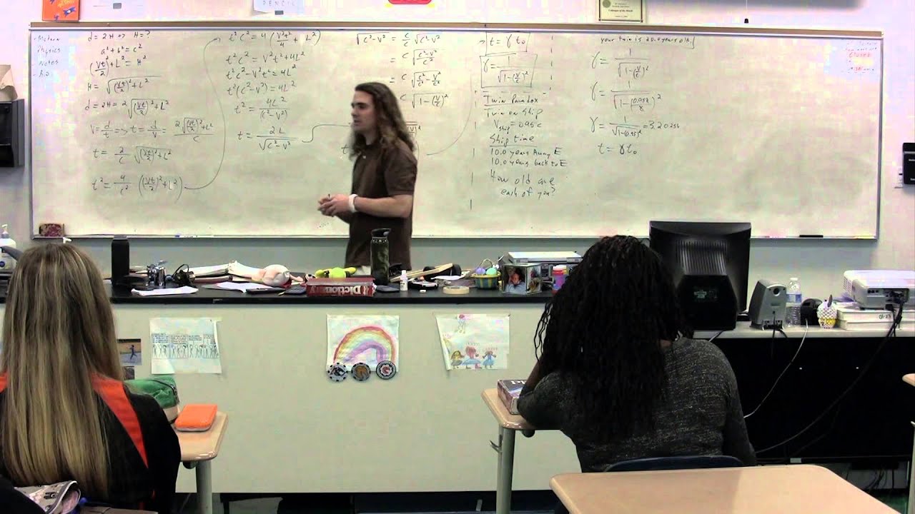 A Twin Paradox Example - A Time Dilation Problem - YouTube