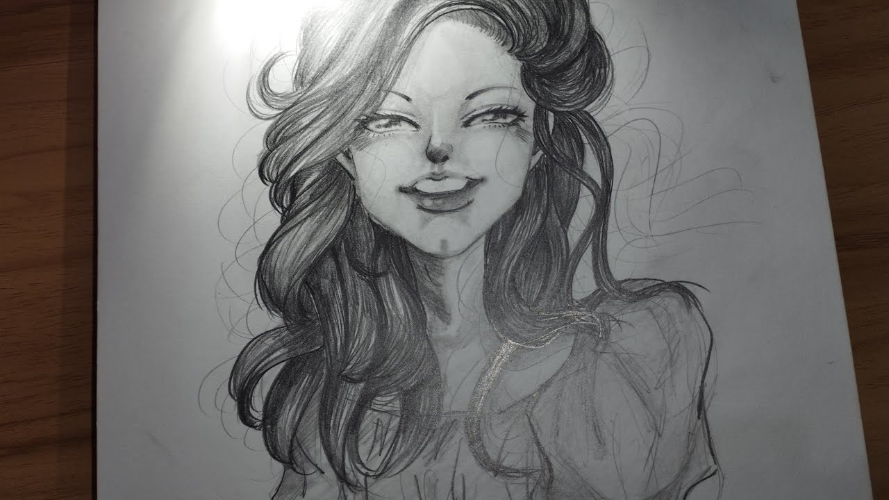 A time lapse pencil drawing - YouTube