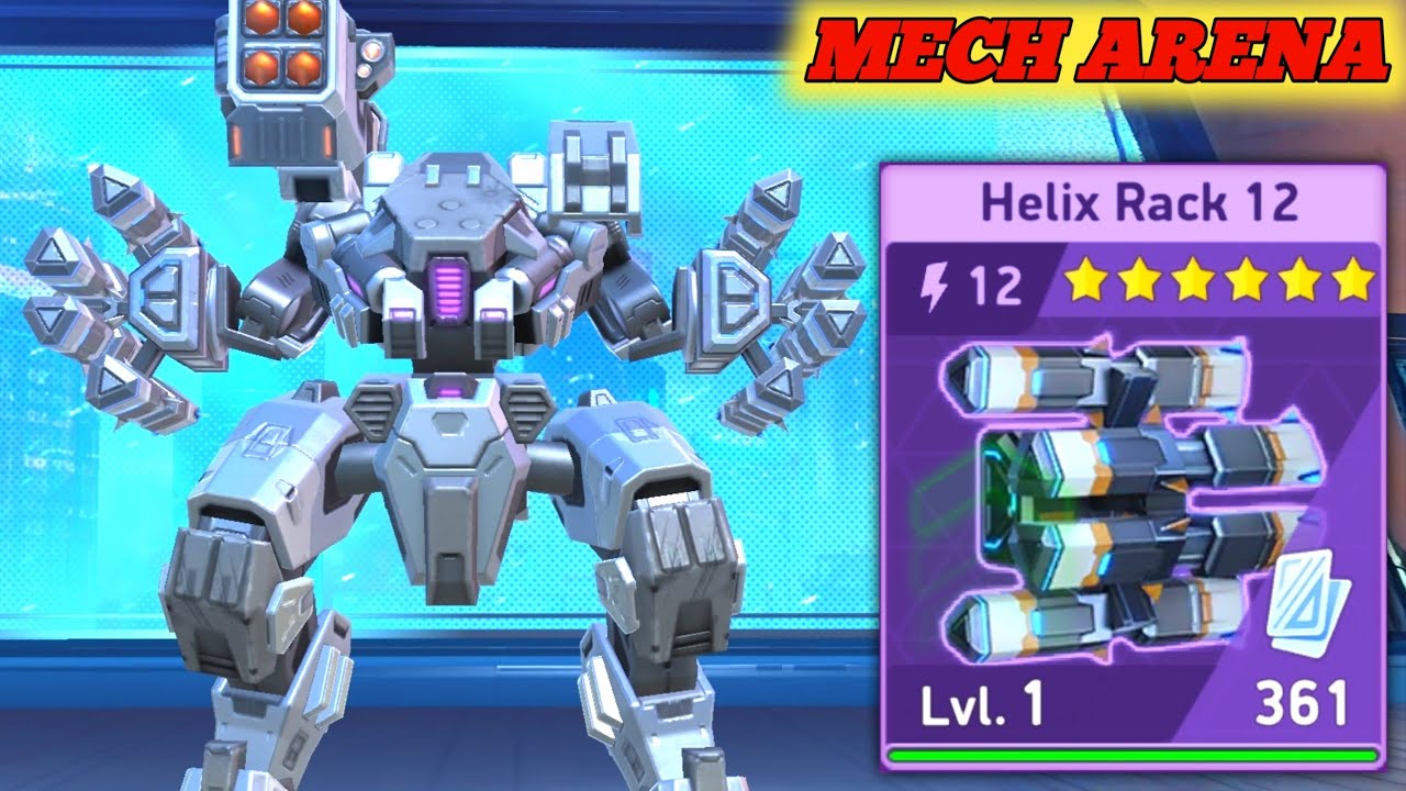 Unstoppable Firepower with Onyx and Helix Rack- Mech Arena - YouTube