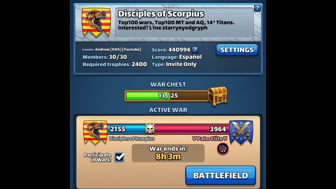 Empires and Puzzles Alliance War: Random War Stream - YouTube