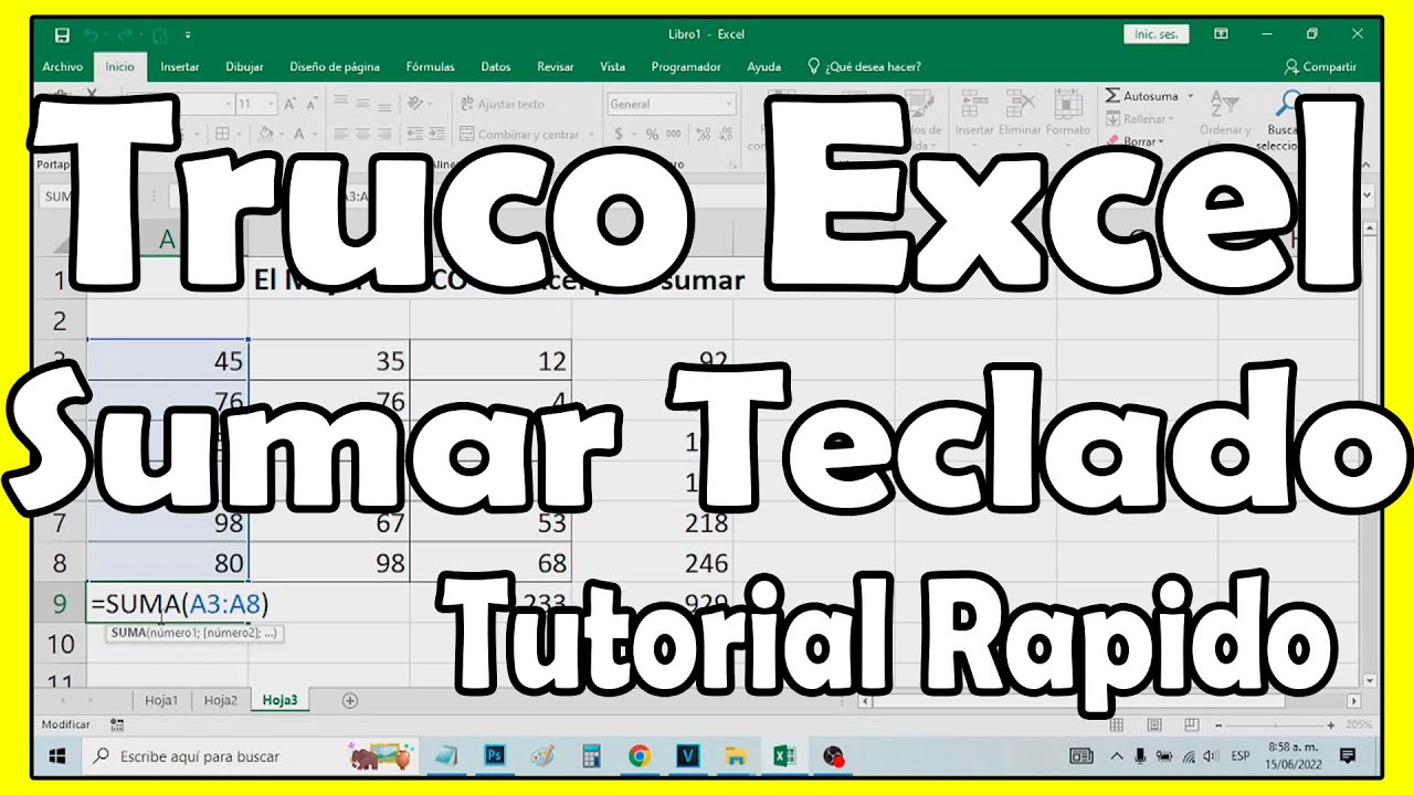 Comando Suma En Excel Image To U