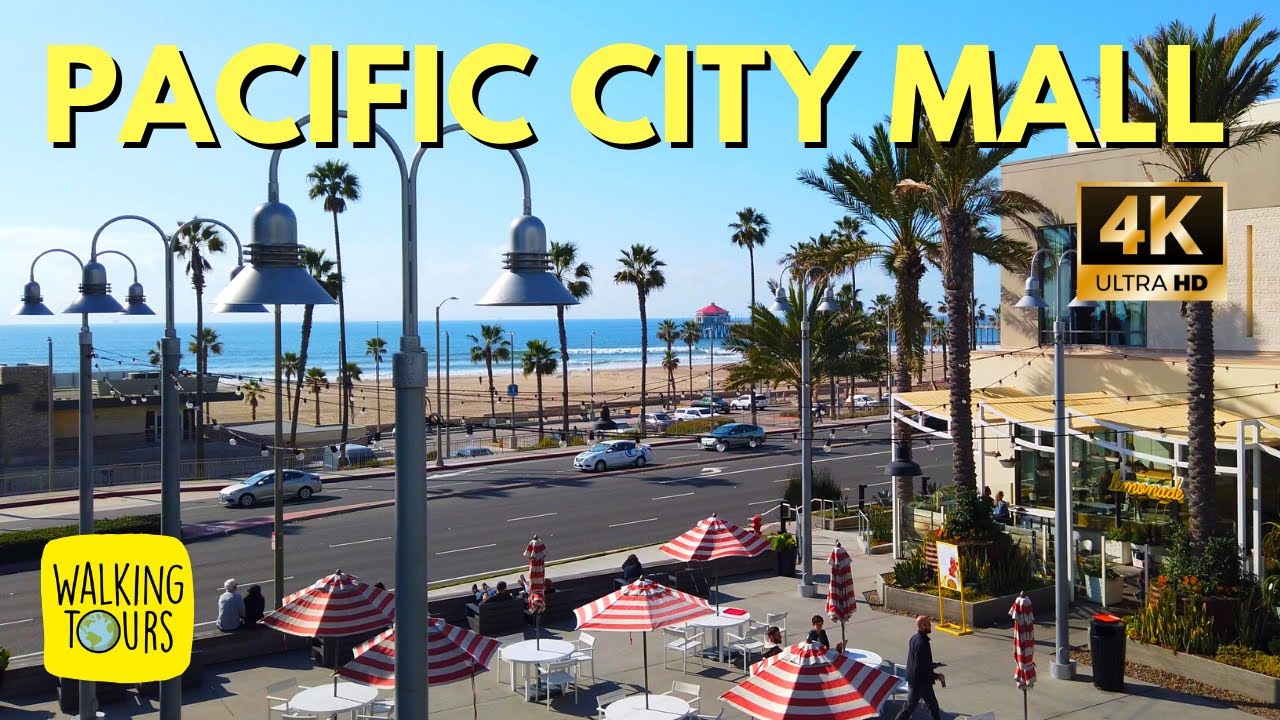 Pacific City Mall | A Mall with Beach Views | 4K Walking Tour - YouTube