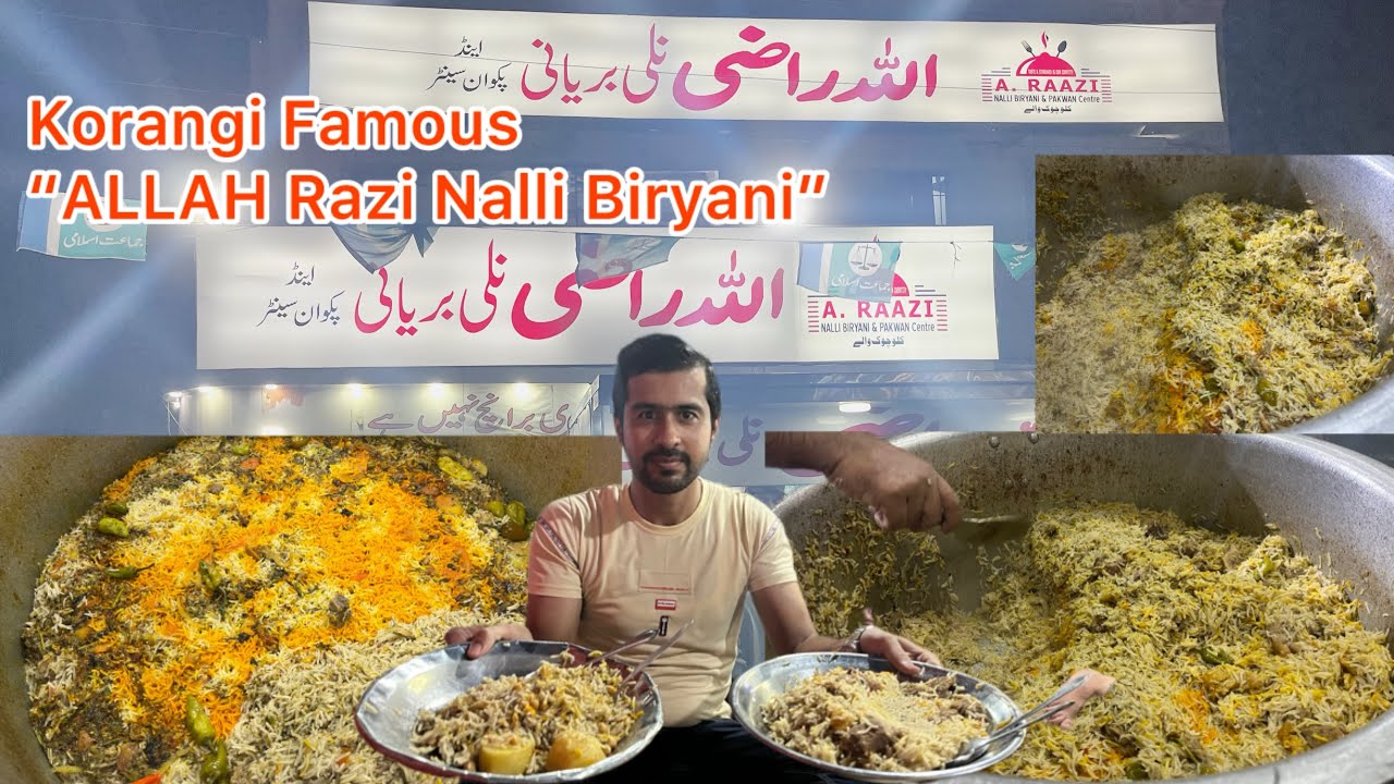 ALLAH Razi Nalli Biryani |Best Biryani| Korangi Kallu Chowk| @SocialTv ...
