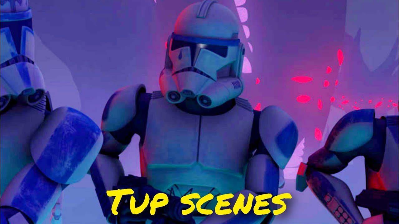 All clone trooper Tup scenes - The Clone Wars - YouTube