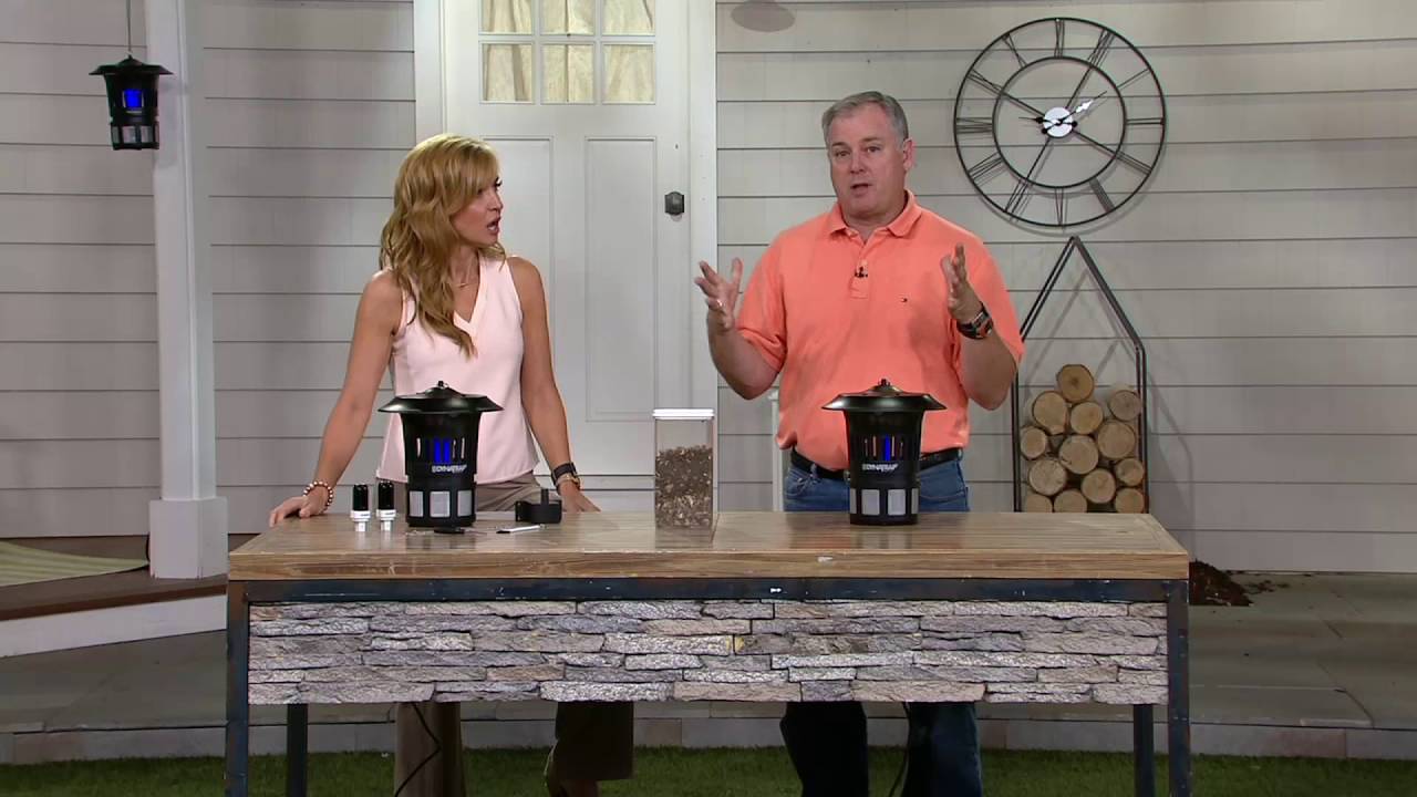DynaTrap Indoor/Outdoor Mosquito and Insect Trap w/Extra Bulbs on QVC ...