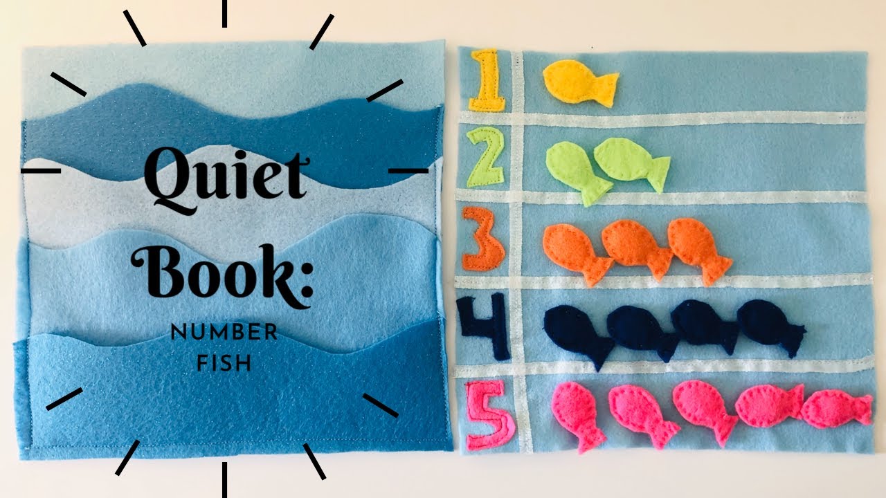 Quiet Book: Number Fish - YouTube