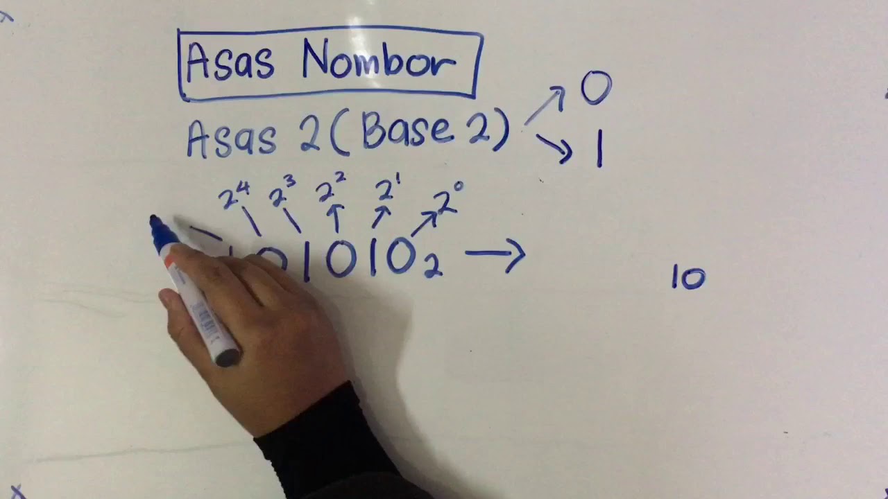 Asas Nombor : Asas 2 kepada Asas 10 (Matematik Tingkatan 4) - YouTube