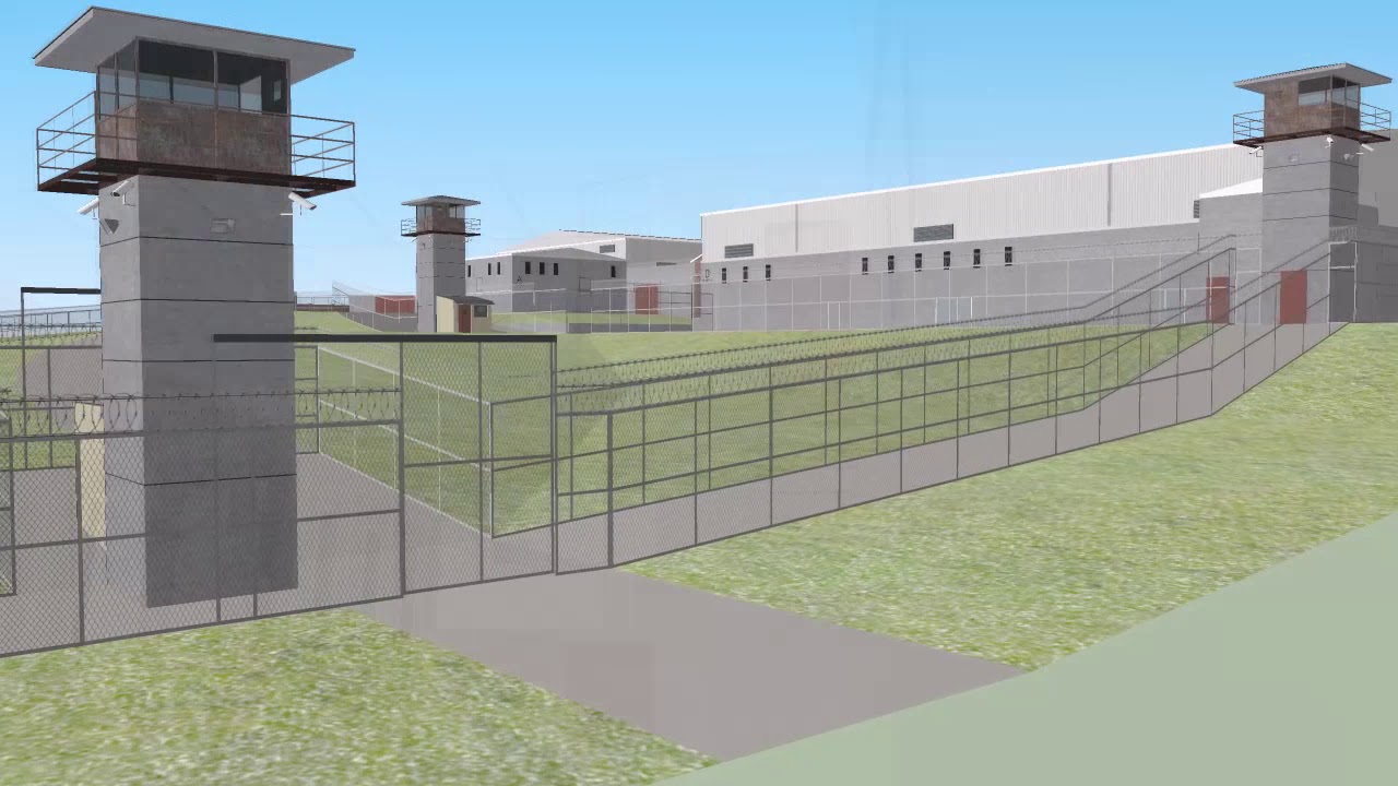 Sketchup - The Walking Dead Prison - YouTube