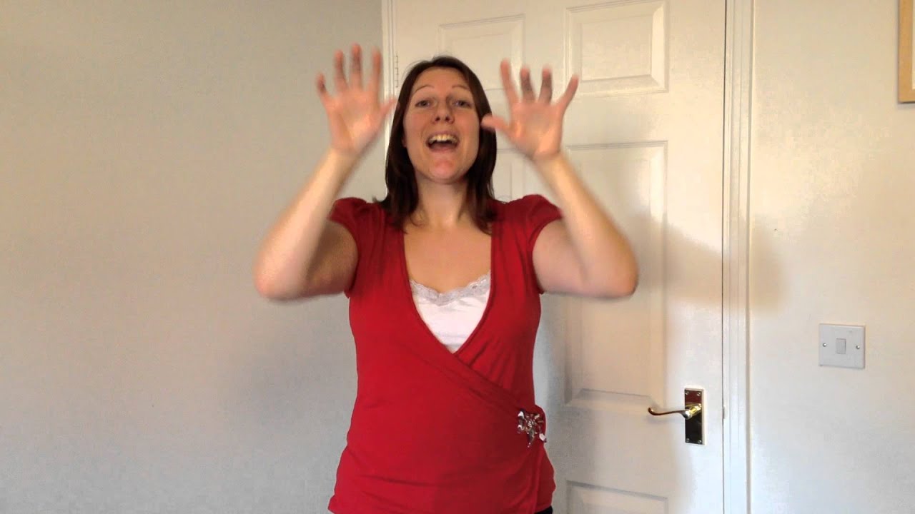 Rain, Rain, Go Away in British Sign Language (BSL) and singing - YouTube