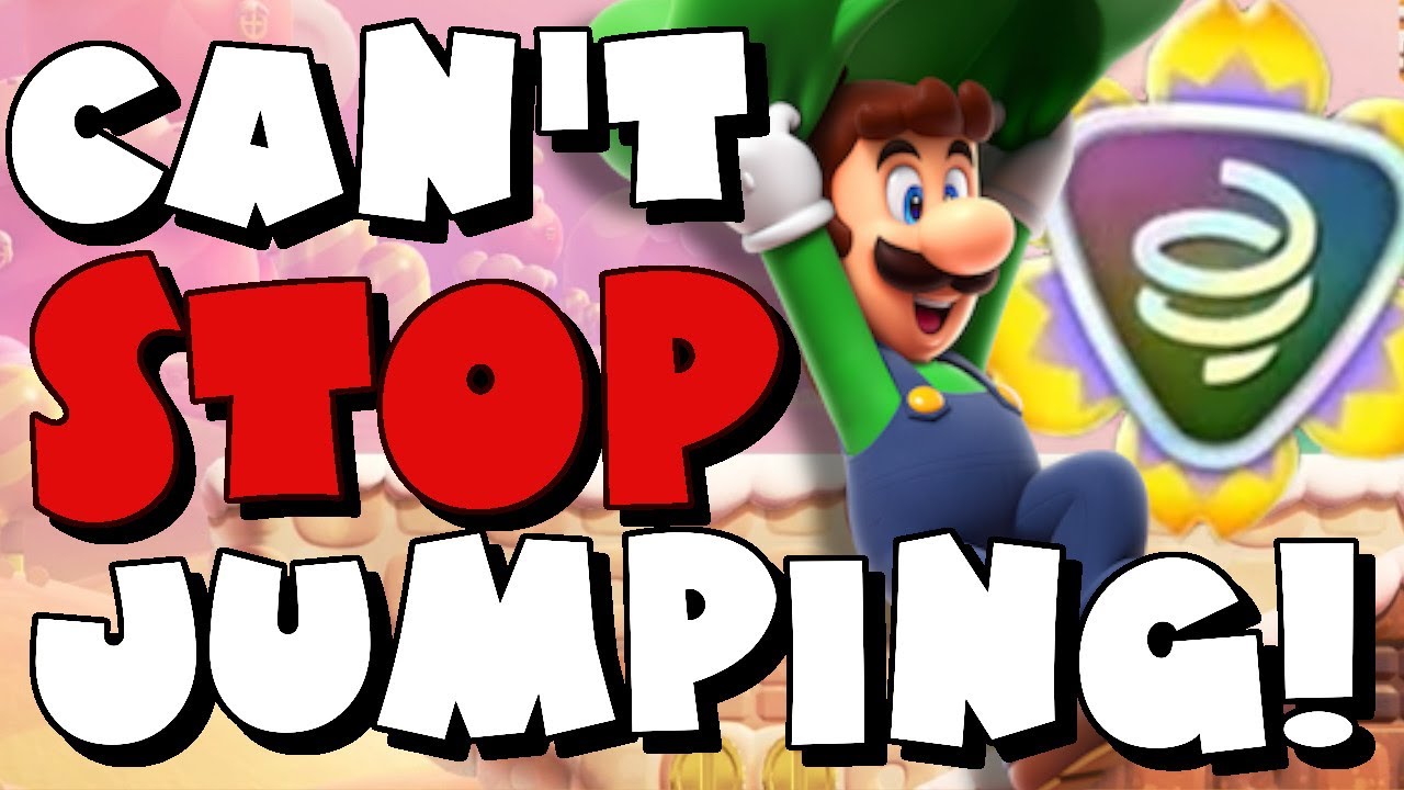 Can You Beat Super Mario Bros Wonder While Always Jumping? -Mario ...