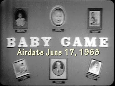 Baby Game 1968. Air Date June 17, 1968. ABC network. Complete will all ...
