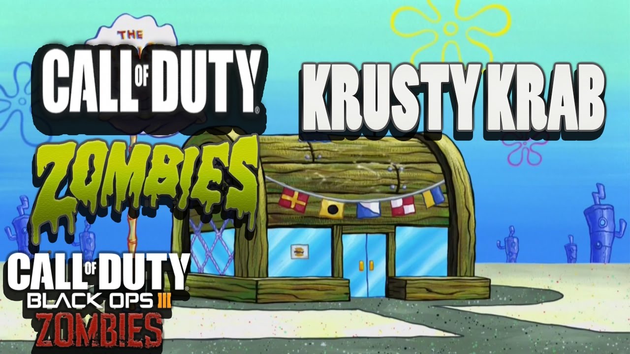 SPONGEBOB ZOMBIES THE KRUSTY KRAB (Call of duty black ops 3 custom ...