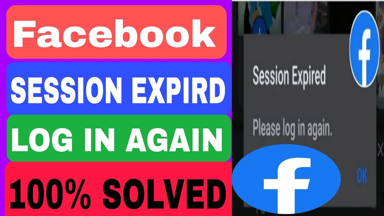How to fix facebook session expired | fix Facebook is Down Problem ...