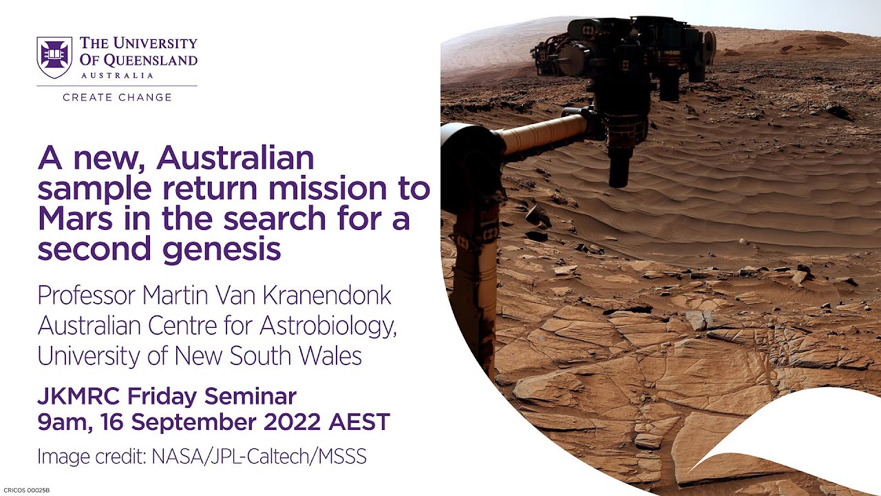 New Australian sample return mission to Mars in the search for a 2nd ...