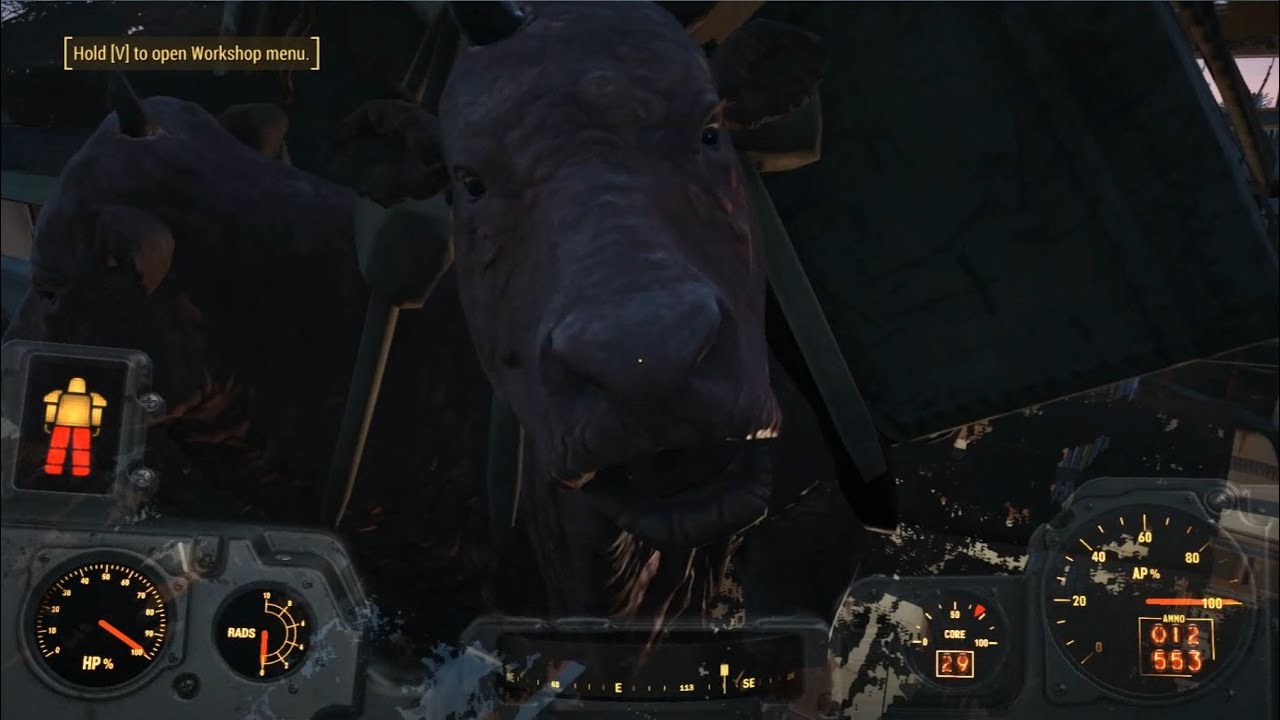 Fallout 4 - Go home Cow, you're drunk! - YouTube