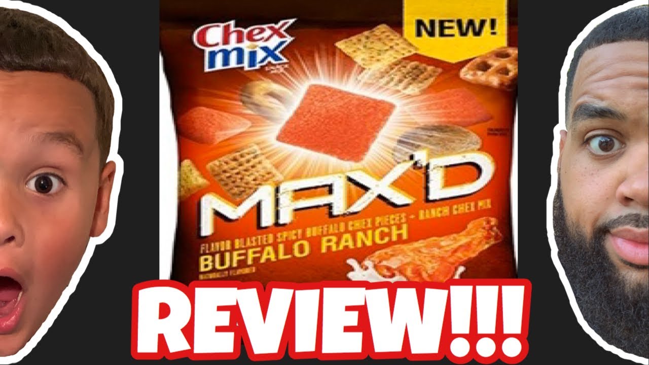 Chex Mix Max’d Buffalo Ranch Taste Test Review! - YouTube