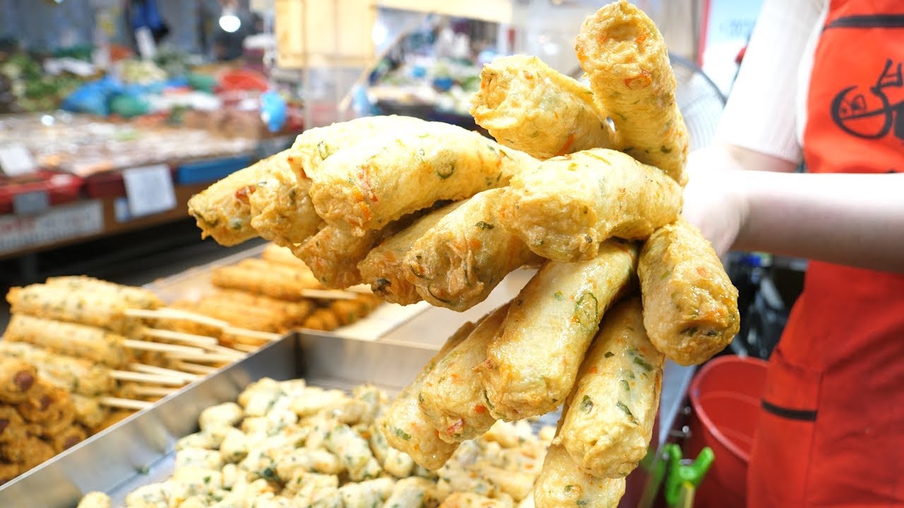 Amazing Skill Of Fish Cake Master - Korean Street Food - YouTube