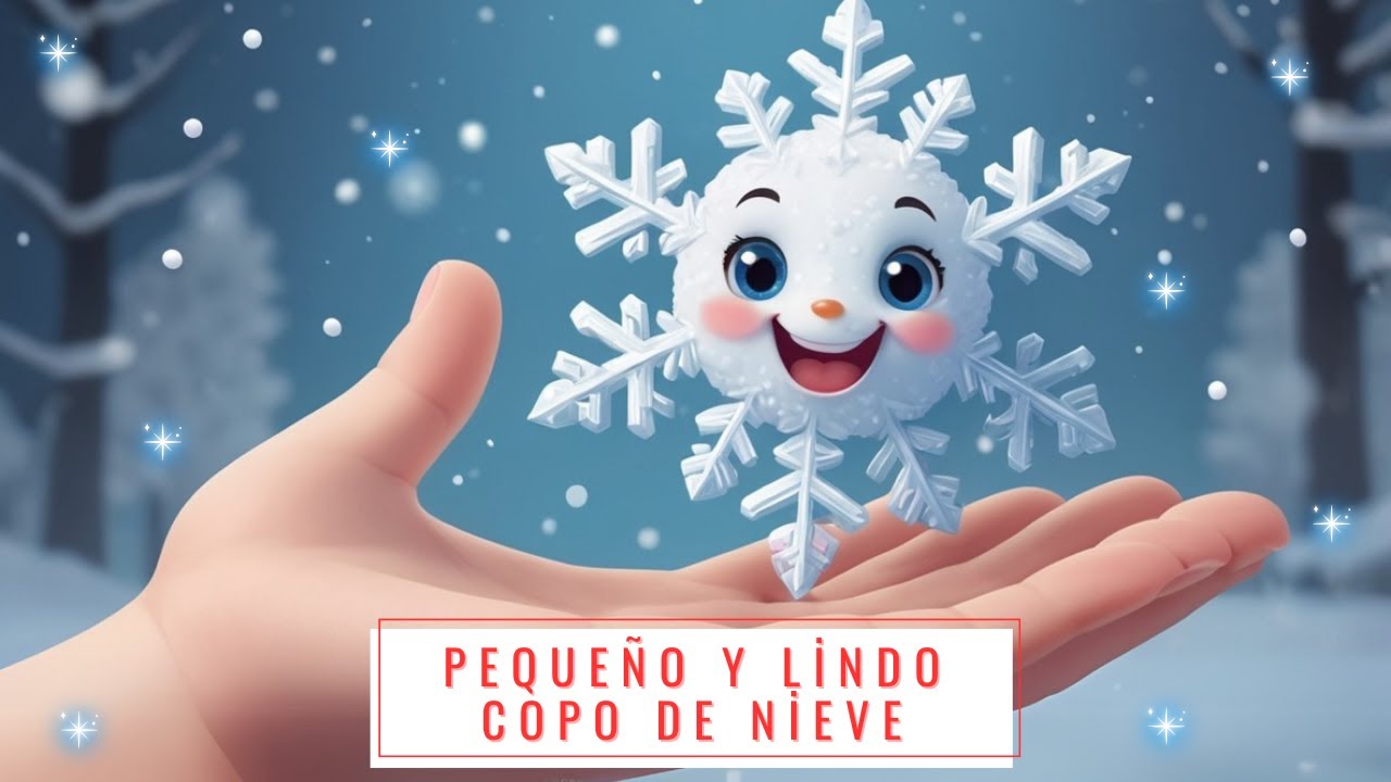Pequeño y lindo copo de nieve/Cuentos infantiles #lindo #nieve #copo # ...