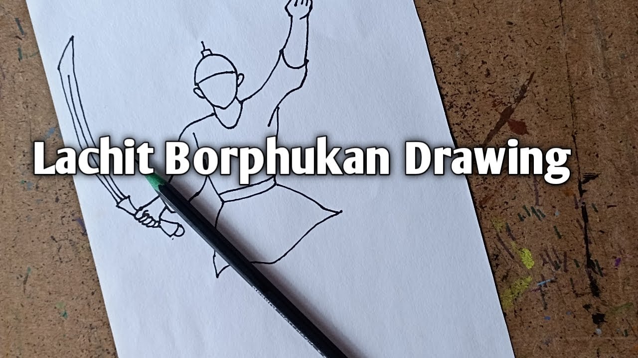 how to draw Lachit Borphukan/lachit borphukan drawing/lachit borphukan ...