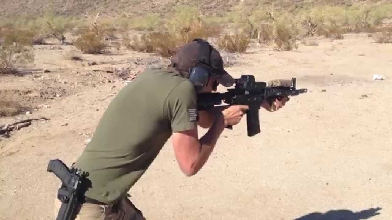 full auto m4 sbr - YouTube