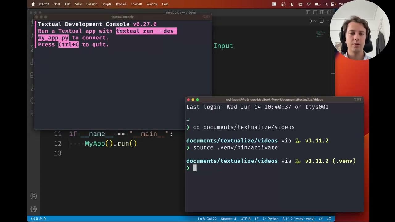 How to install and use the Devtools Console in Textual [legacy] - YouTube