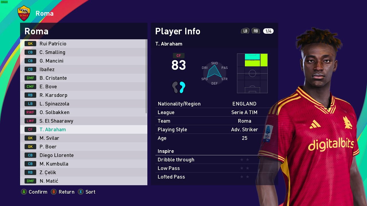 PES 2021 Season Update - AS Roma New Kits 2023/2024 - YouTube