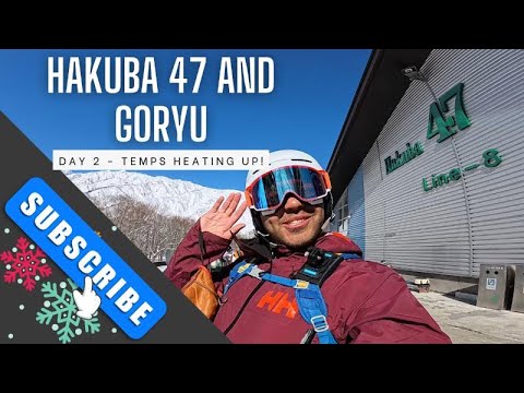 Japan Ski Trip Day 2 - Hakuba 47 and Hakuba Goryu - YouTube