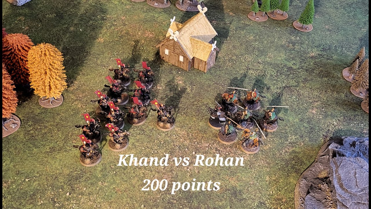 MESBG battle report: Khand vs Rohan 200 points - YouTube