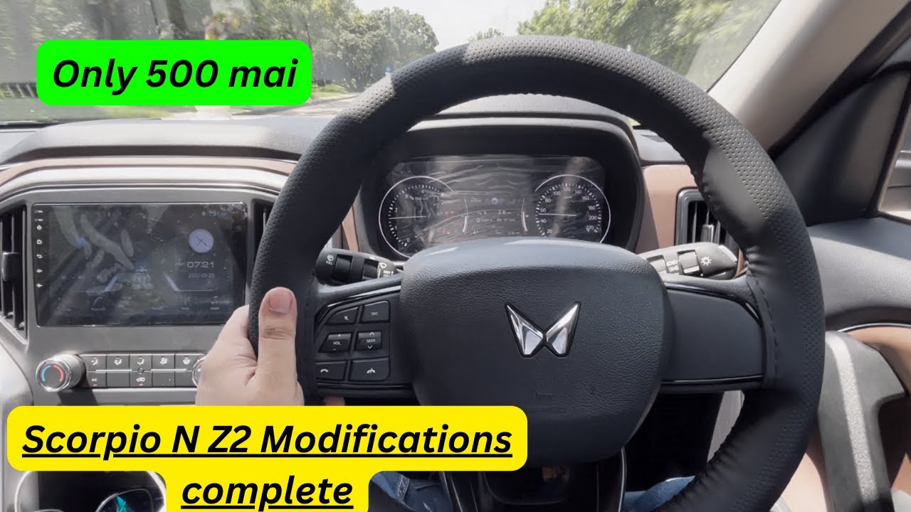 Installing Steering Cover in my Scorpio N Z2| Scorpio N Modifications ...