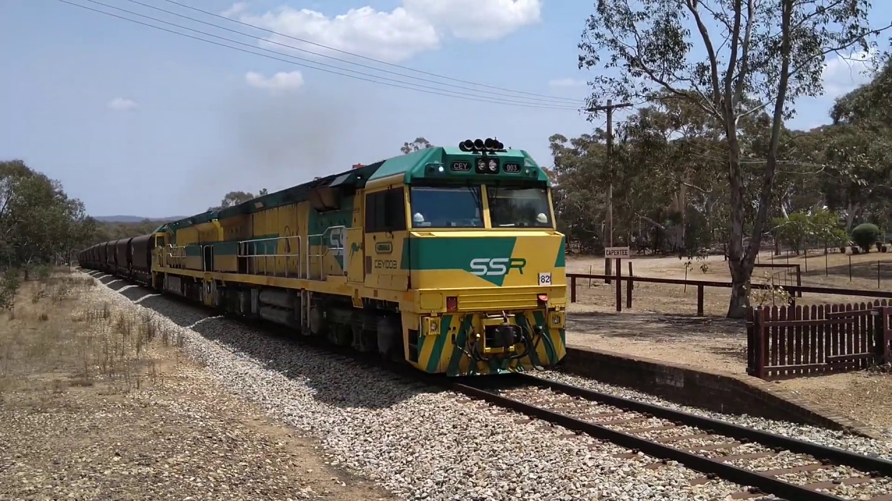 CEY007 & CEY003-train-CEY001 through Capertee NSW. 08th Jan 2020 - YouTube