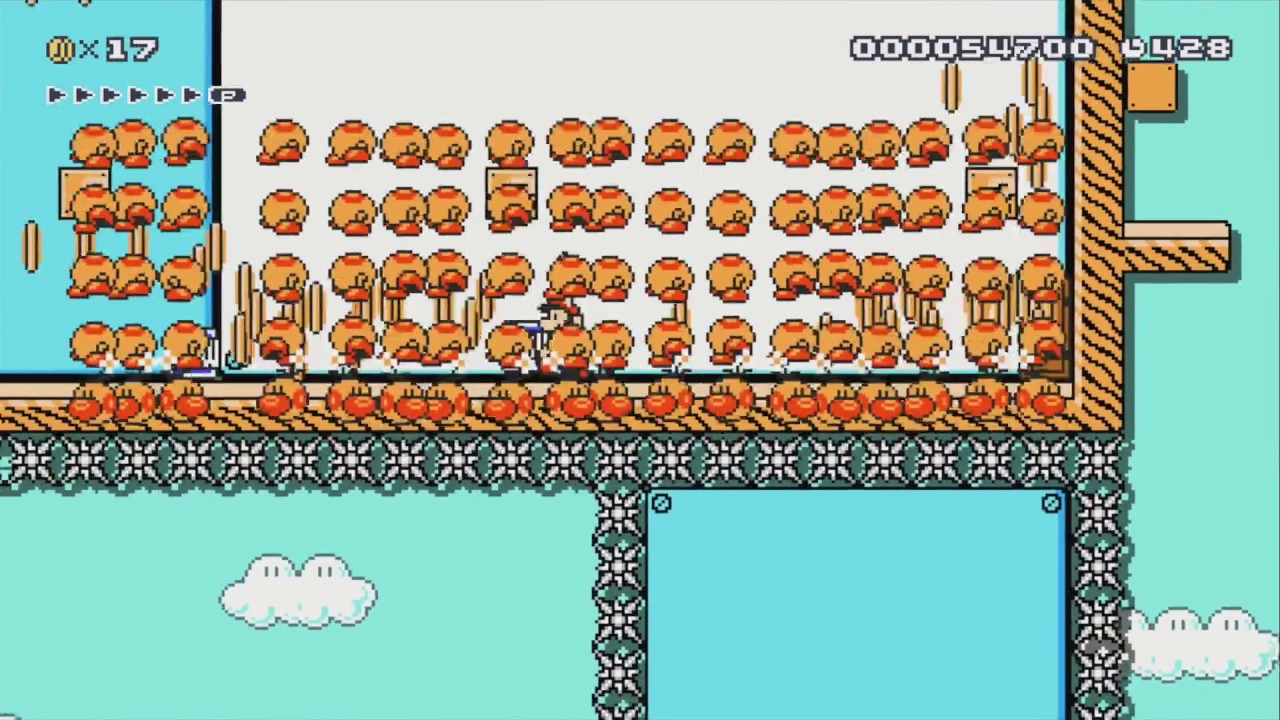 Wild Wiggler Ride (V1. Short) by Annim 一SUPER MARIO MAKER一 No ...