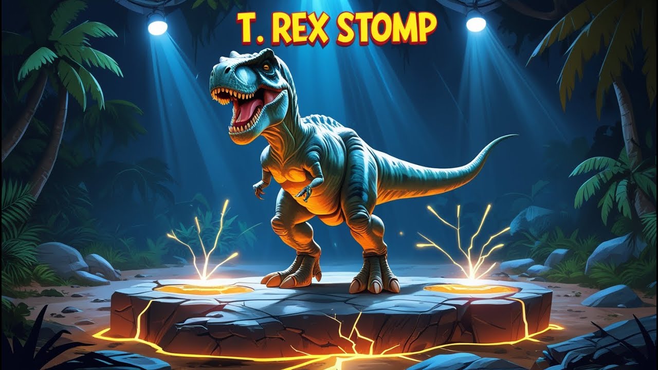 Children Nursery Rhyme: T. Rex Stomp - YouTube