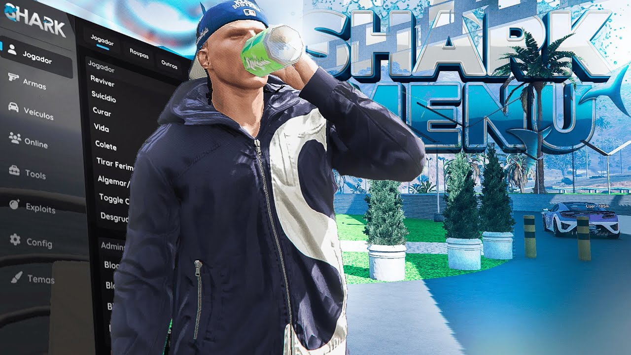 COMO USAR O SHARK MENU E EVITAR BANIMENTOS NO GTA RP - YouTube