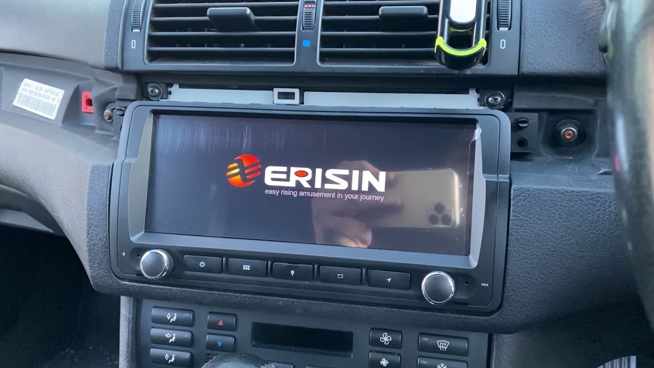 BMW E46 Android unit install part 4 - YouTube