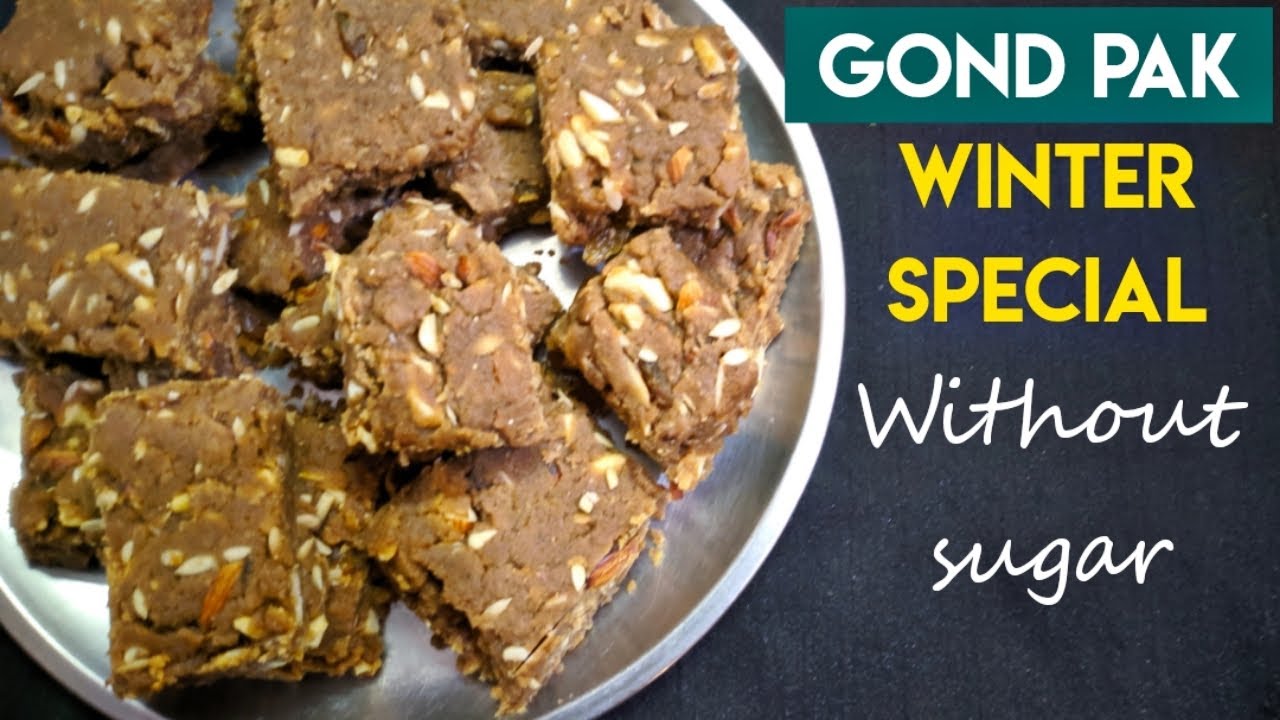 Gond pak panijiri winter special without sugar made with using jaggery ...