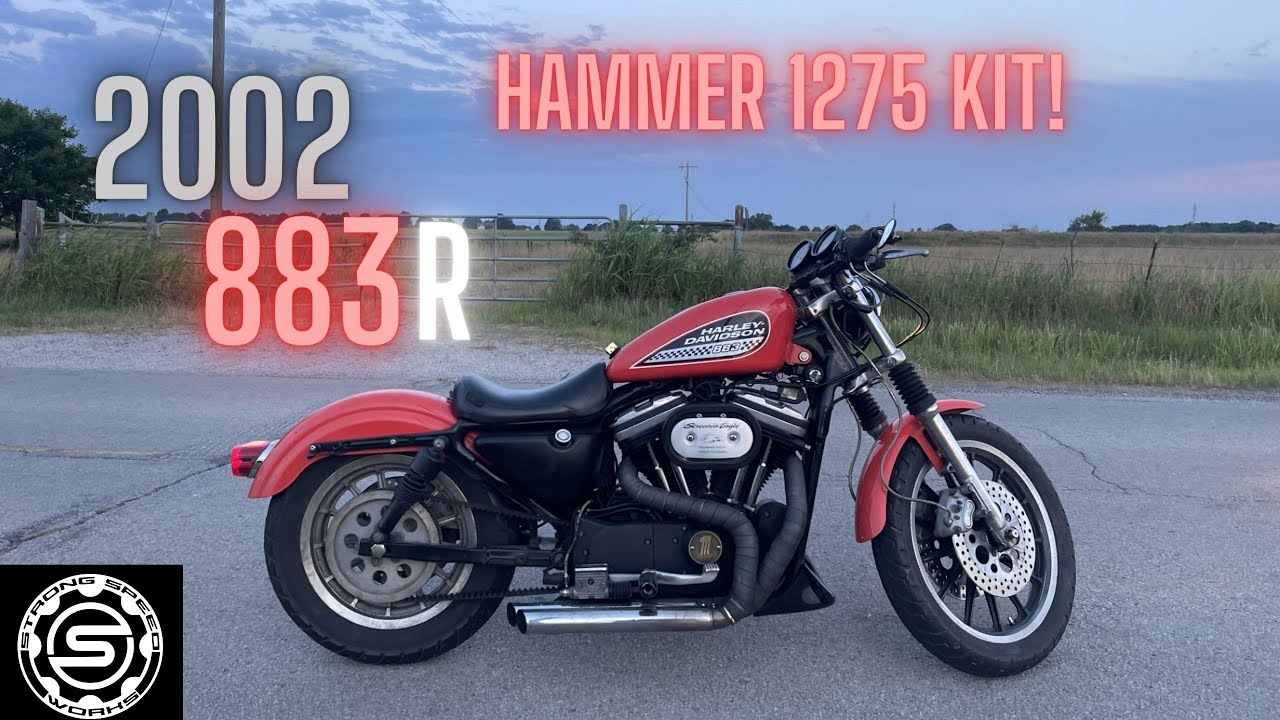 Hammer Performance 1275 sportster highway pull - YouTube