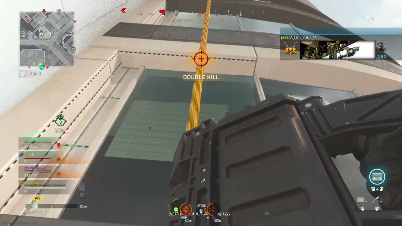 Perfect double kill via crashing heli Call of Duty®: Modern Warfare ...
