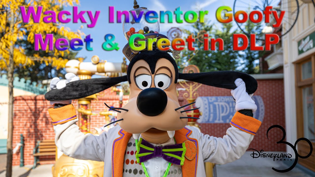 8K Wacky Inventor Goofy/Dingo Meet & Greet during Halloween time at ...