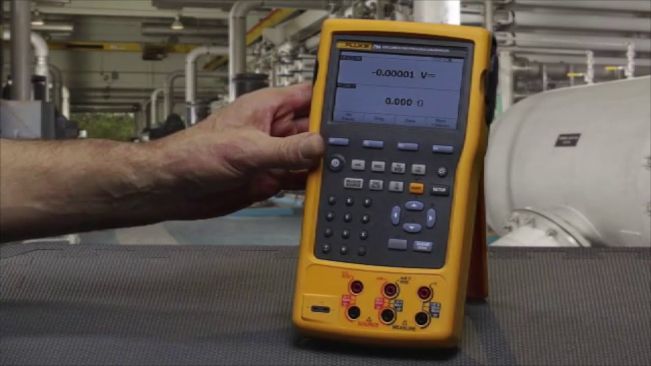 How To Navigate the Fluke 754 Documenting Process Calibrator - YouTube