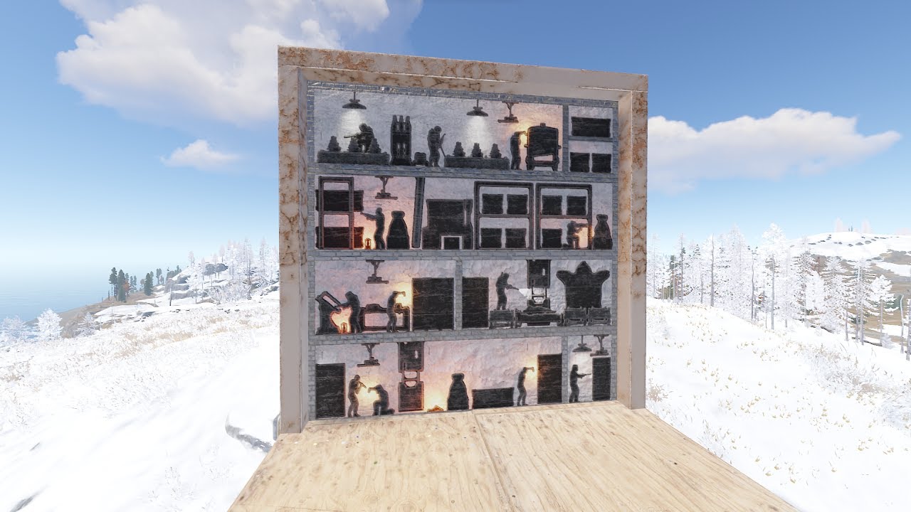 RUST SKIN SPOTLIGHT - Clan Base Garage Door - 2,85€ - YouTube