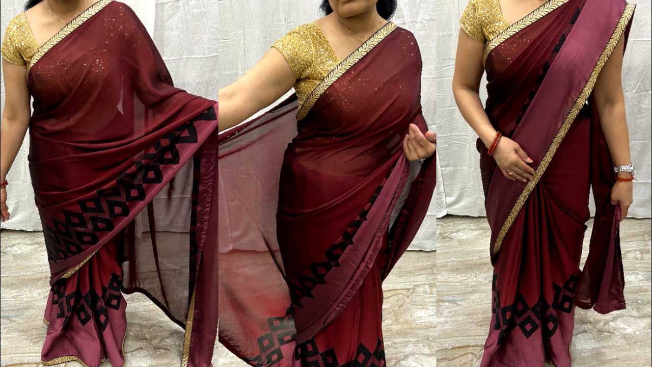 Silk Saree Draping Tricks For Beginners How To Wear Silk Saree Step By Step Silk Sari
