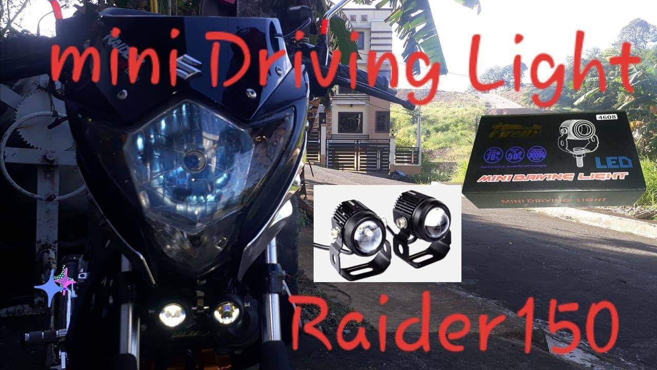mini Driving Light Raider150 - YouTube