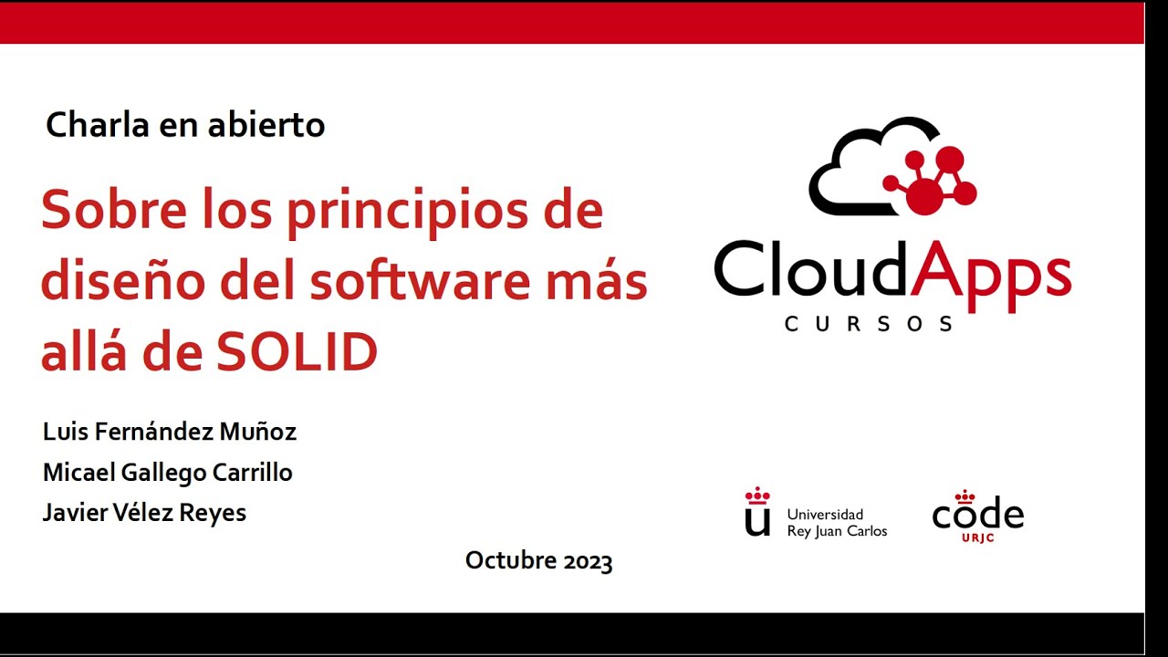 Sobre los principios de diseño del software más allá de SOLID - YouTube