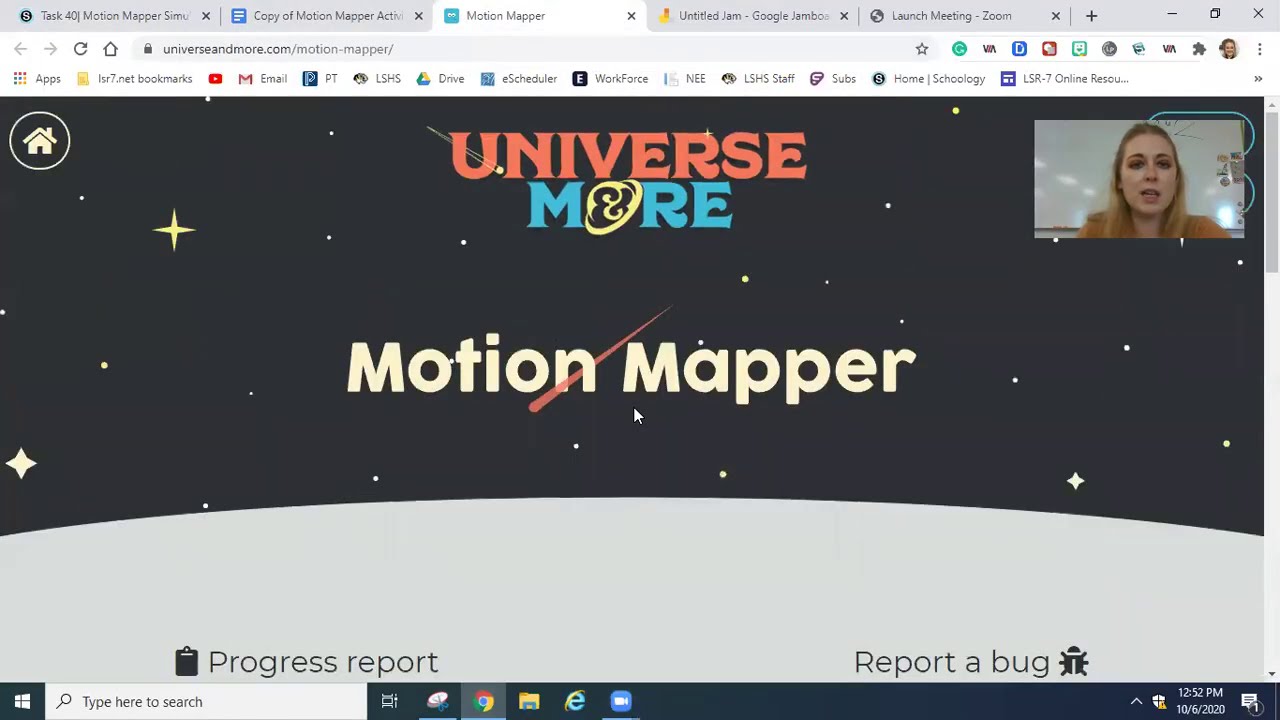 Motion Mapper Simulation Activity - YouTube
