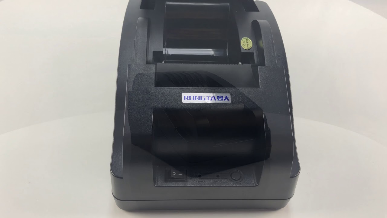 RP58B 58mm Thermal receipt printer - YouTube