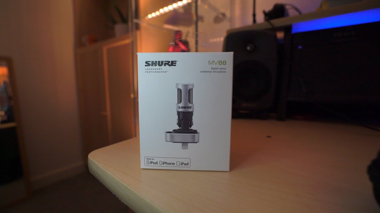 Best iPhone condenser Microphone? SHURE MV88 - YouTube